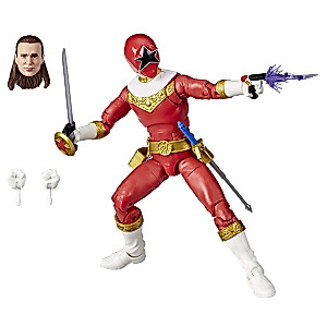 Power Rangers Lightning Collection Zeo Red Ranger 6-Inch Premium Collectible Action Figure Toy with Accessories