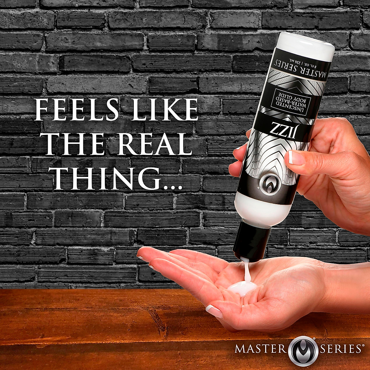 Master Series Jizz Unscented Water-Based Lube, 8 Ounce