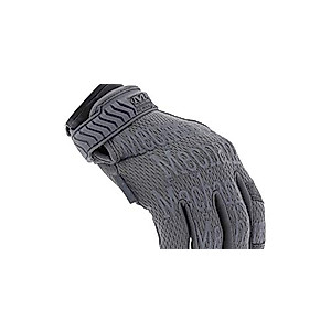 Mechanix Wear: The Original Tactical Work Gloves with Secure Fit, Flexible Grip for Multi-Purpose Use, Durable Touchscreen Safety Gloves for Men (Grey, X-Large)