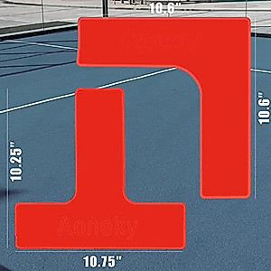 Aoneky Protable Driveway Pickleball Set - Driveway Pickleball Game (10ft, Pickleball Net + Marker)