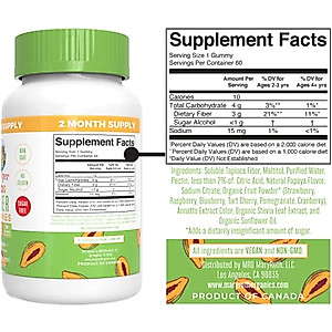 Fiber Gummies for Kids & Kids Multivitamin Gummies Bundle by MaryRuth's | Fiber Supplement with Prebiotics | Gut Health & Digestion Support | 3g Fiber per Gummy | Immune Support | Vegan | Non-GMO.