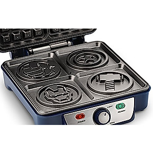 Marvel MVA-281 Waffle Maker, Unit: 13" x 9.7" x 4", Blue