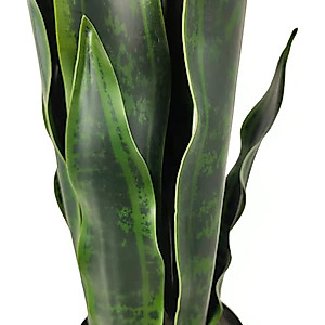 Ailimama Artificial Snake Plant 27 in Green Fake Sansevieria , Perfect Faux Plants for Home Garden Office Store Decoration