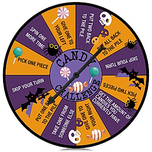 Poen Halloween Party Games Halloween Party Candy Challenge Spinner Halloween Party Decorations Halloween Party Favors Halloween Party Supplies Halloween Party Candy Challenge Game Trick or Treat