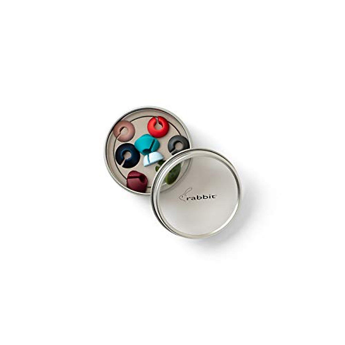 Rabbit Wine Charms, Set of 8, Assorted