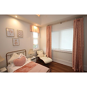 Cordless Roman Shades, Utopia (100% sheer linen), Sheer Linen Roman Shades, Custom Made Window treatments