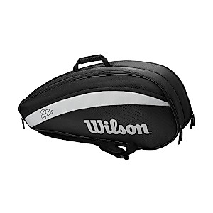 Wilson Roger Federer Team 6 Pack Tennis Bag - Black