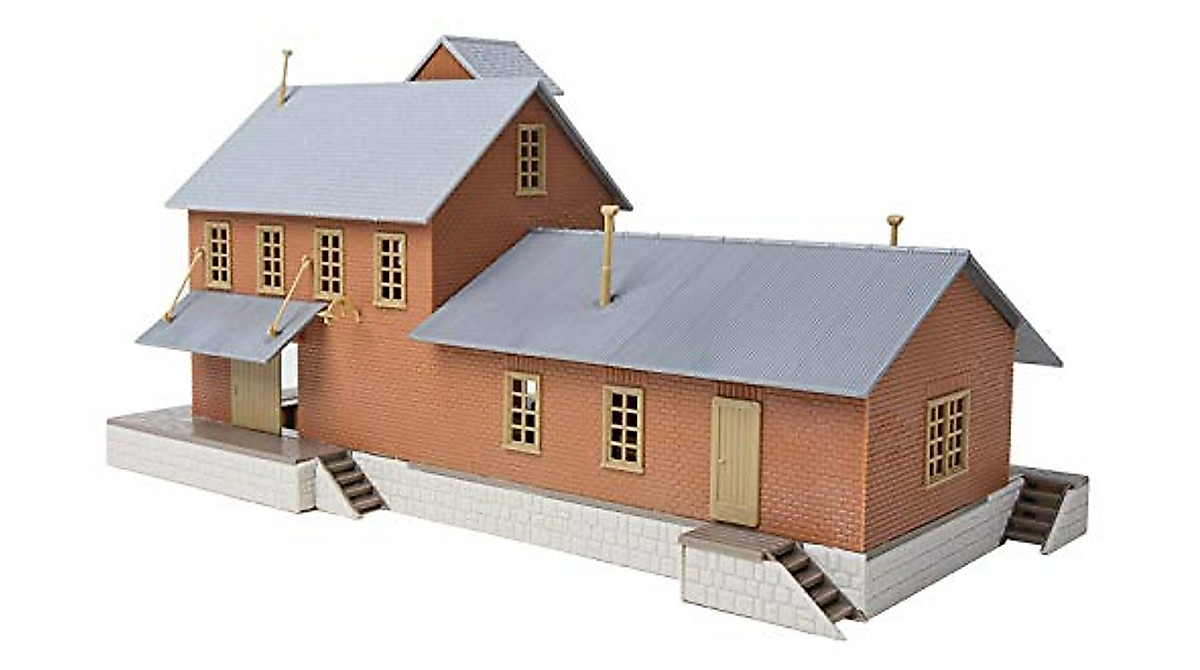Walthers HO Scale Brick Freight House Kit - Easy Build