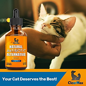 Cat Antibiotic ◆ Antibiotics for Cats ◆ Natural Antibiotics for Cats with Turkey Flavor ◆ Cat Antibiotics ◆ Antibiotic for Cats ◆ Pet Antibiotic ◆ 2 Oz