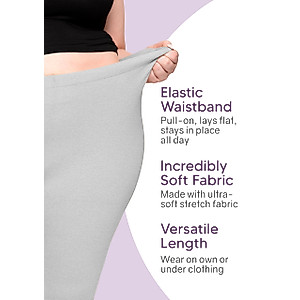 Women's Polyester Plus Size Leggings Red White Polkadot 2X