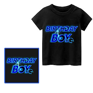 Tutu and Sian Ultra Soft Birthday Boy Short-Sleeve T-Shirt, Gifts for Boys Birthday Party (Birthday Boy 1, 6 Years)