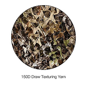 HYOUT Camouflage Netting Camo Netting Blinds Great for Sunshade Camping Shooting Hunting etc,Bionic Tree Camo