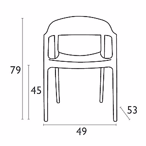 Carmen Modern Dining Chair Black Seat Transparent Amber Back (Pack of 2)