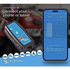 Victron Energy Blue Smart IP65 12-Volt 5 amp Battery Charger (Bluetooth)
