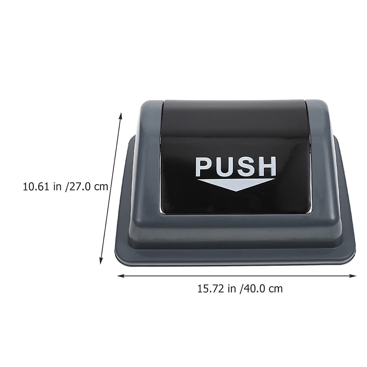 Uonlytech Swing Trash can Lid Replacement Swing Top Wastebasket Lid Gallon Trash Can Replacement Lid Plastic Trash Can Lid Wastebasket for Outdoor/Restaurant//Kitchen Garbage can Lid