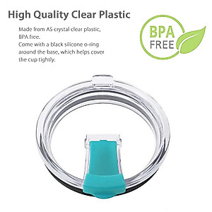 Replacement Tumbler Lids, 30Oz Spill Proof and Splash Resistant Lid For YETI Rambler Tumbler, SOEOR Tumbler, Ozark Trail cup and other brands Vacuum insulation stainless steel Tumblers