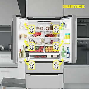 Gurtice New Upgraded 10-Pack WR55X11132 WR55X25754 LED Light for GE Refrigerator Replace WR55X30602 WR55X26486 PS4704284 3033142 EAP12172918 AP6261806