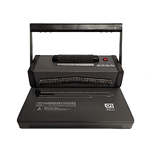 CFS Products - BetterBind Coil-It - Coil-Binding Machine with Electric Coil Inserter - Manual Binding Punch - Up to 20 Pages - 4:1 Pitch - for Personal, Home, School or Business Binding