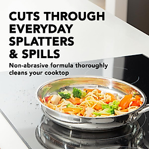 Weiman Cooktop Cleaner for Daily Use (2 Pack) Streak Free, Residue Free, Non-Abrasive Formula - 22 Ounce