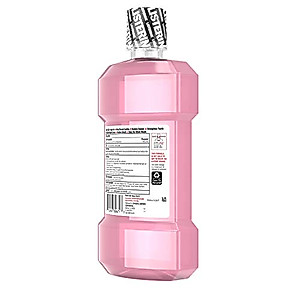 Listerine Total Care Alcohol-Free Anticavity Mouthwash, 6 Benefit Fluoride Mouthwash for Bad Breath and Enamel Strength, Fresh Mint Flavor, 1 L