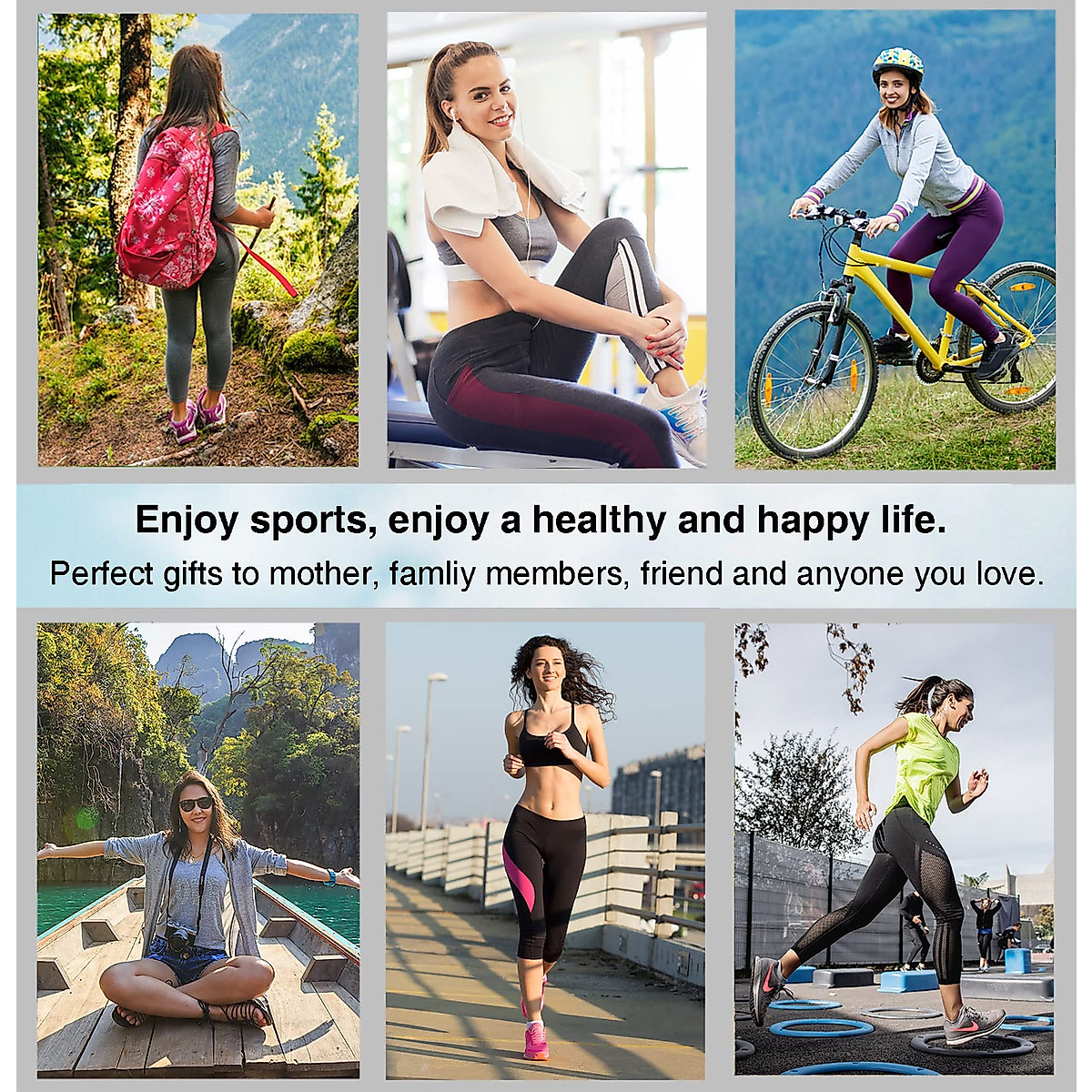 suaskk Womens Athletic Cushioned Anti-Blister Comfort Running Ankle Socks 5 Pairs