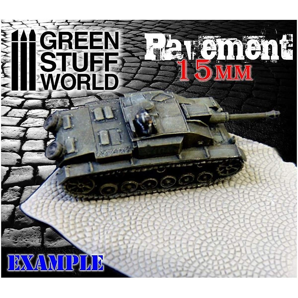 Green Stuff World Rolling Pin Pavement 15mm 1627