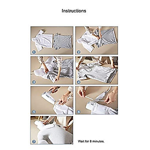 Portable Clothes Drying Bag Hair Dryer To Dry Underwear Travel Dryer Quickly Dry Clothes And Solve Travel Problems (White)