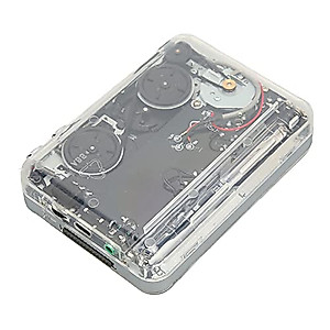 plplaaoo Cassette Player, Portable Cassette Tape Player, Tapes with Music, Mini Cassette Tape Recorder, Multifunction Clear Stereo Sound FM Radio Cassette Player with Headphone Jack