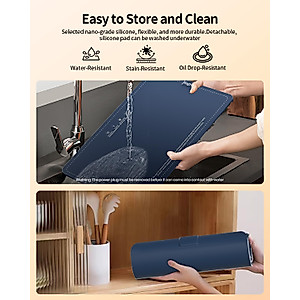 Electric Warming Tray, Food Warming Mat with Adjustable Temperature, Full Surface Heating,Rollable & Portable, Auto Shut-Off -Versatile Food Warmer for Parties Buffets Gatherings Holidays Daily Use