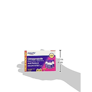Equate Omeprazole 20 Milligram, Acid Reducer, Delayed Release, 42 Tablets
