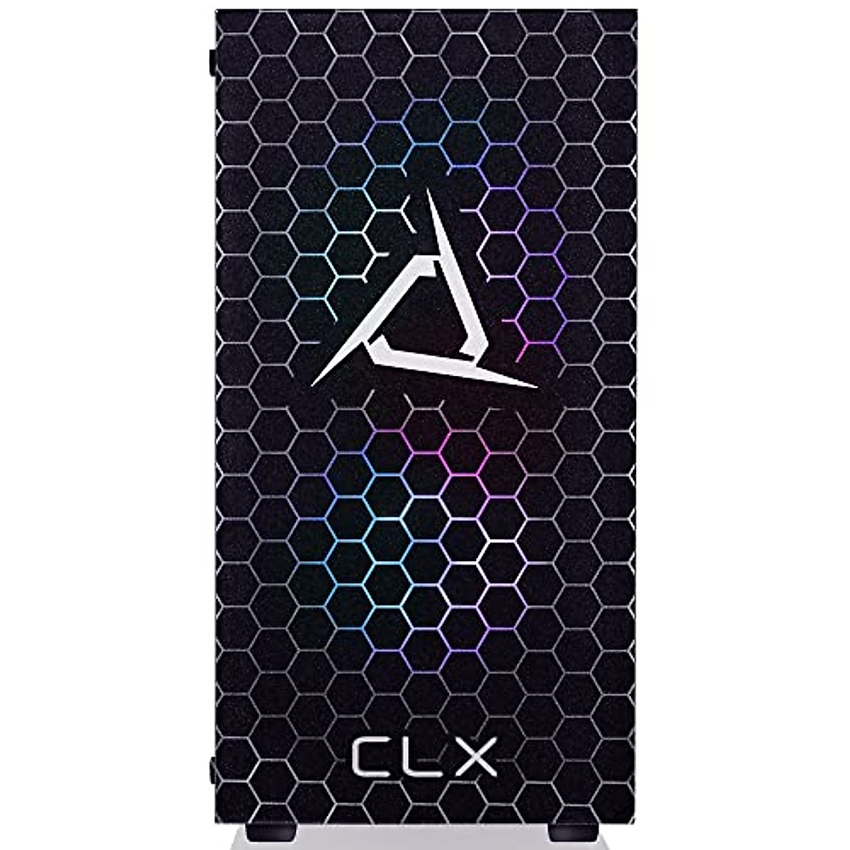 CLX Set Gaming PC - AMD Ryzen 5 5600G 3.9GHz, Radeon Vega 7, 500GB NVMe M.2 SSD, 8GB DDR4 Black Memory, CPU air Cooler, WiFi, Windows 11 Home, Black