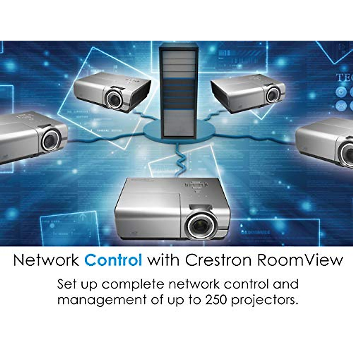 Optoma X600 XGA Projector for Business with High Brightness 6, 000 Lumens, Crestron Roomview For Network Control, Keystone Correction, Zoom, Silver