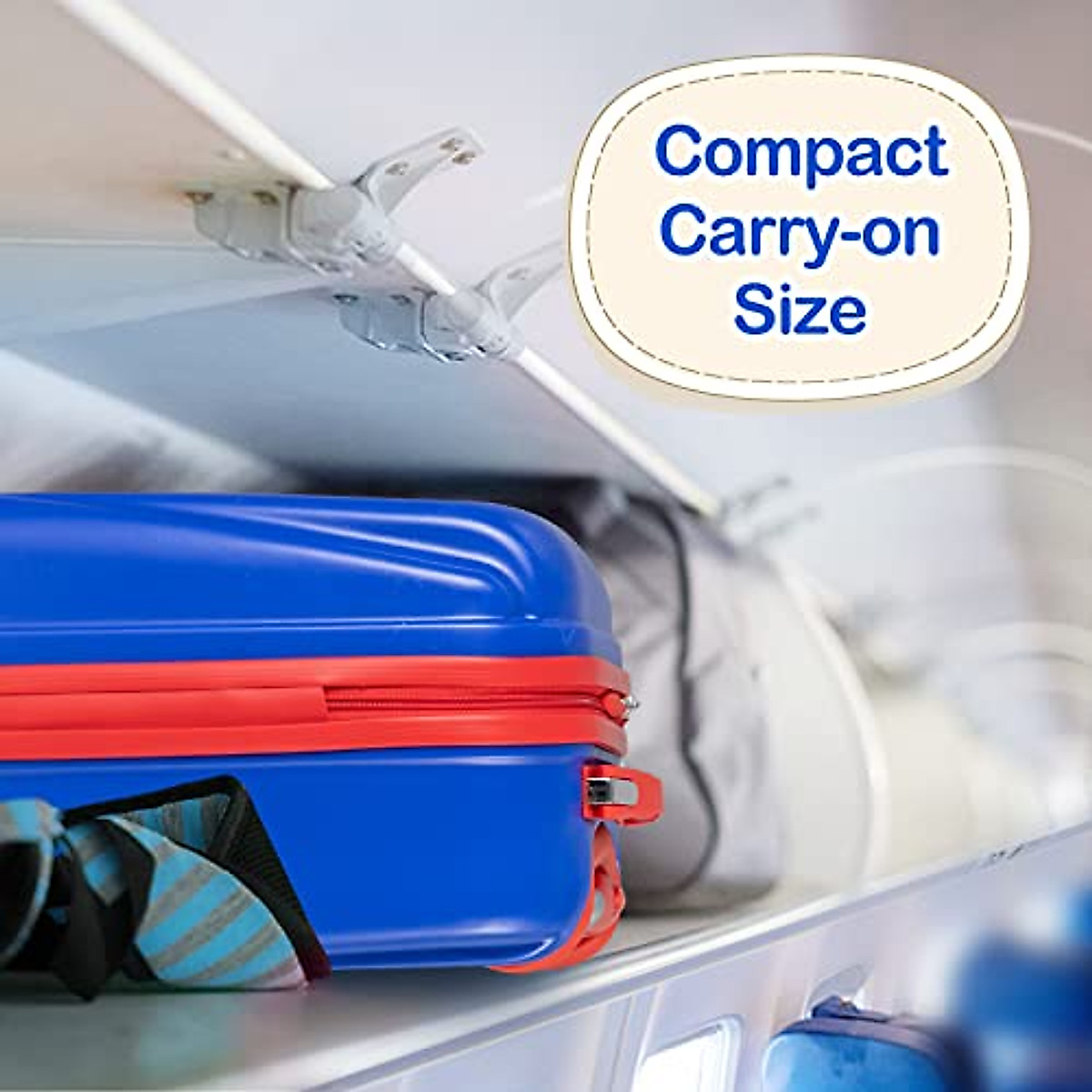 Olakids Kids Luggage Set, 12’’ Travel Backpack and 18’’ Carry on Suitcase with Rolling Spinner Wheels for Children Boys Girls, 2 Pcs Trolley Case Gift for Toddlers (Blue Dinosaur)