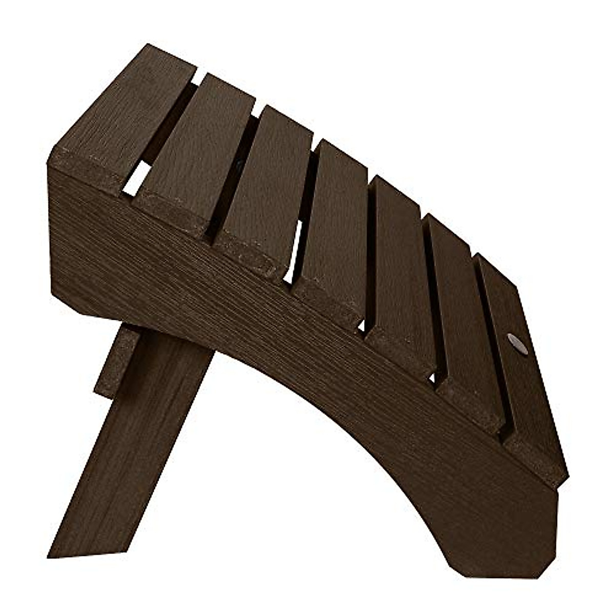 Highwood AD-OTL1-ACE Adirondack Folding Ottoman, Weathered Acorn