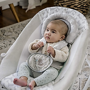 Ingenuity Head in The Clouds 2Piece Head Support Insert & Strap Covers for Car Seats, Strollers, & Bouncers - Mist