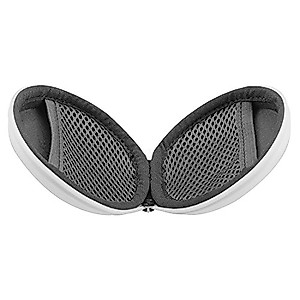 Geekria Shield Case Compatible with JayBird, Bose SoundSport, Jabra Sport, Powerbeat, Headphones, Replacement Protective Hard Shell Travel Carrying Bag with Cable Storage (White)