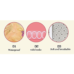 Aiyana 3D Blue Pink Marble Shower Curtain Set Watercolor Rainbow Colorful Bathroom Set Water Drops with Non-Slip Rugs,Toilet Lid Cover and Bath Mat Waterproof for Kids Girls Woman 71"x71"