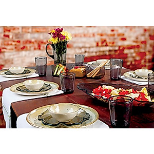 Carlisle FoodService Products GA5501270 Gathering Melamine Dip/Salsa Bowl, 6 oz., 4.5", Adobe (Pack of 12)