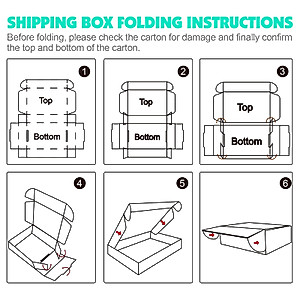 Shipping Boxes 12x9x4, HERKKA 20 PACK White Corrugated Cardboard Mailer Boxes, Medium Mailing Boxes for Packaging Small Business