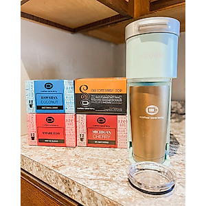 Michigan Cherry Coffee Pods by Coffee Beanery | 12ct Flavored Coffee Pods Medium Roast Coffee Pods| 100% Specialty Arabica Coffee| Gourmet Coffee Pods