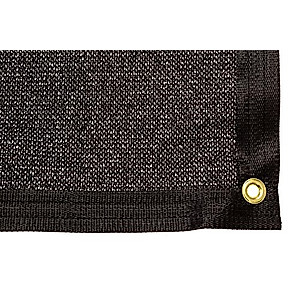 Be Cool Solutions 90% Black Outdoor Sun Shade Canopy: UV Protection Shade Cloth| Lightweight, Easy Setup Mesh Canopy Cover with Grommets| Sturdy, Durable Shade Fabric for Garden, Patio & Porch 6'x12'