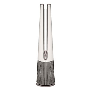 LG AeroTower Air Purifying Fan [AAFA Certified] True HEPA Air Purifiers + Tower Fan for Baby & Pets UVnano LED Air Purifier for Home & Large Rooms Up To 818 sq ft Smart Remote ThinQ App, Beige U9CV1C
