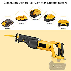 DCA1820 Adapter Compatible with Dewalt 18V Battery Tools, Compatible with Dewalt 20V Max Lithium Battery DCB203 DCB204 to 18V XRP NiCad NiMh Batteries DC9096