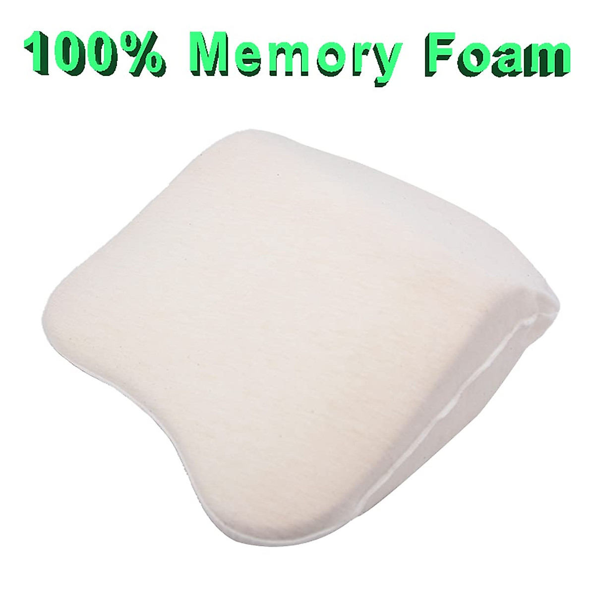 wo yuan Car Seat Headrest Neck Rest Cushion, Memory Foam Shoulder and Neck Rest Pillow for Pressure Relief (Brown)