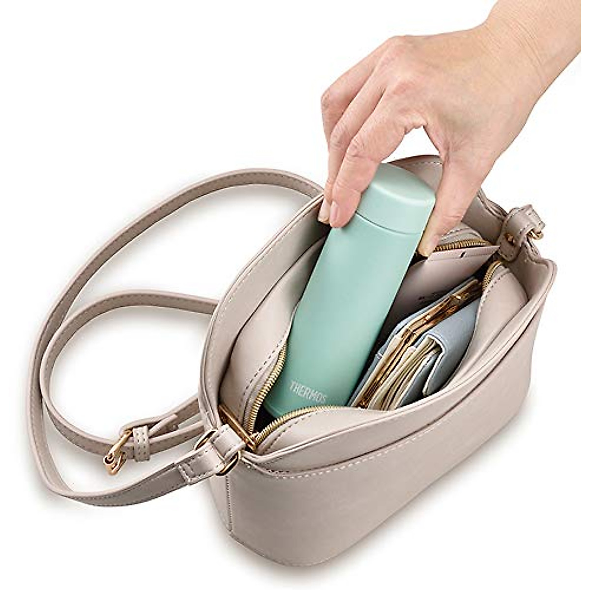 Thermos JOJ-150 MNT Water Bottle, Vacuum Insulated Pocket Mug, 5.1 fl oz (150 ml), Mint