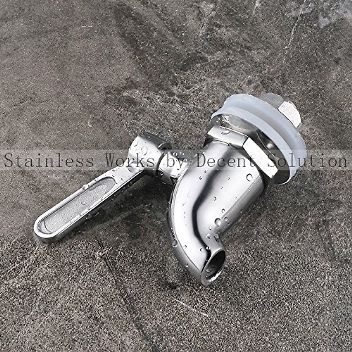 Stainless Works SSS012 Stainless Steel Beverage Dispenser Replacement Spigot (fits 1/2 inch Opening)