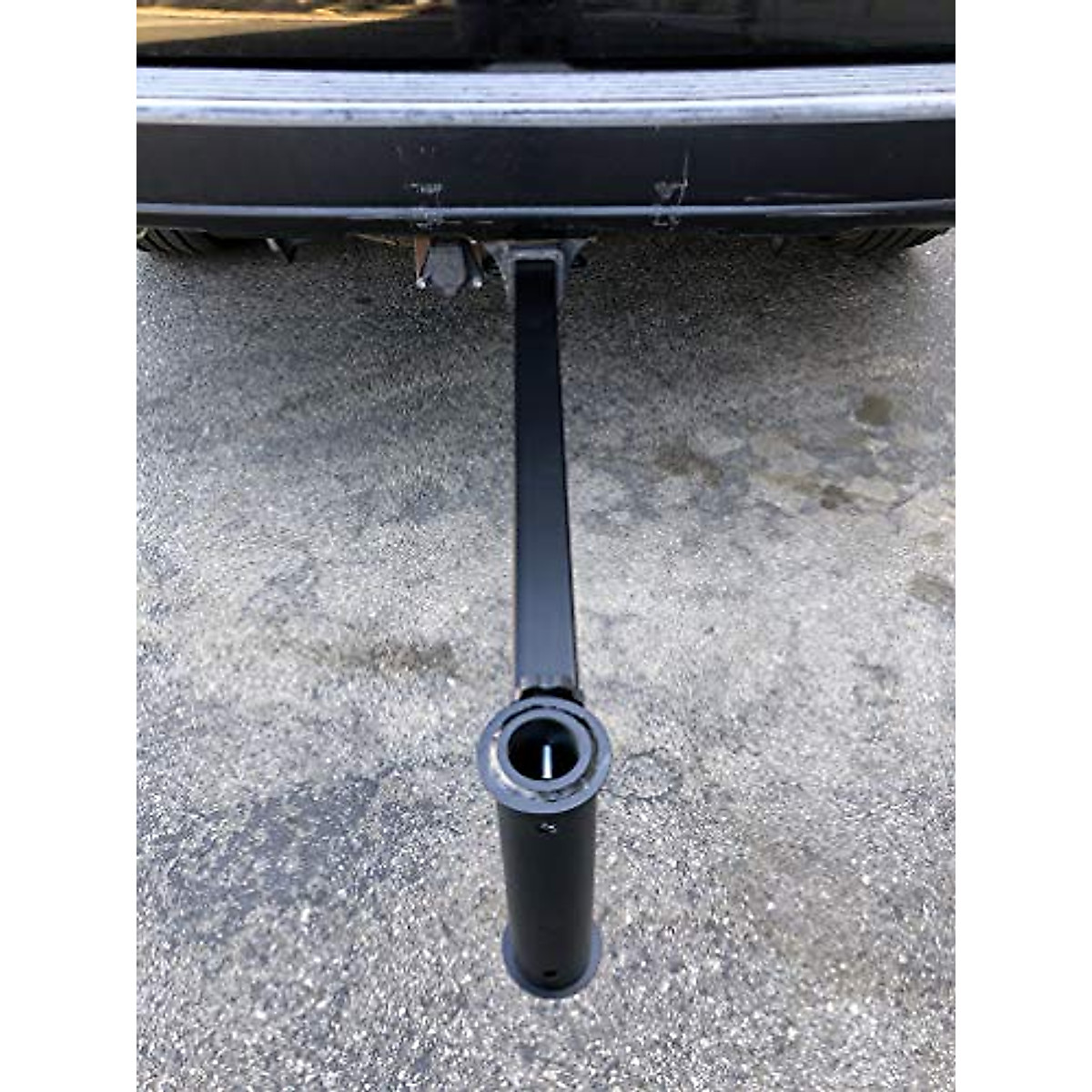 MAXXHAUL 50102 Hitch Mount Umbrella Holder - Durable and Sturdy - Great Support for Large Patio and Outdoor Umbrellas - Ideal for Traveling, Tailgating and Other Outdoor Events , Black