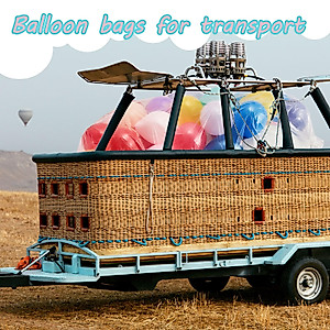 Large Balloon Bags for Transport Clear Balloon Drop Bag Plastic Bags for Balloons Big Balloon Carrying Bag Giant Storage Bags for Birthday Celebration Eve Party Supplies (98.4 x 59.1 Inch,2 Pcs)