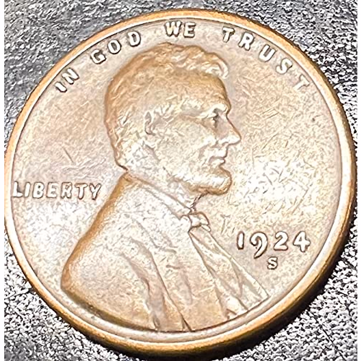 1924 S Lincoln Wheat Pennies Cents Penny Seller Fine