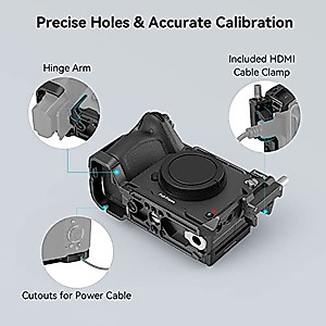 SmallRig Handheld Cage Kit for Sony FX30 FX3 with XLR Handle Extension Rig, Wrist Strap and Clamp for HDMI Cable - 4184